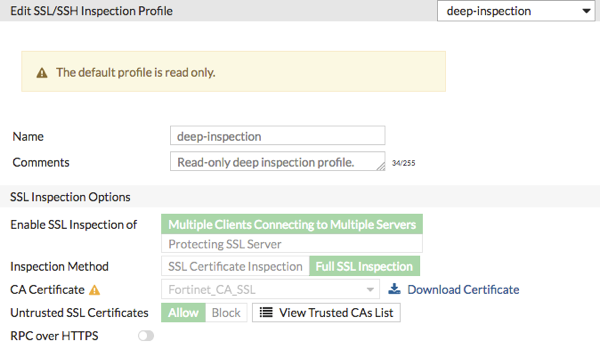 How To Deploy Fortigate Ssl Deep Inspection Certificate W Intune